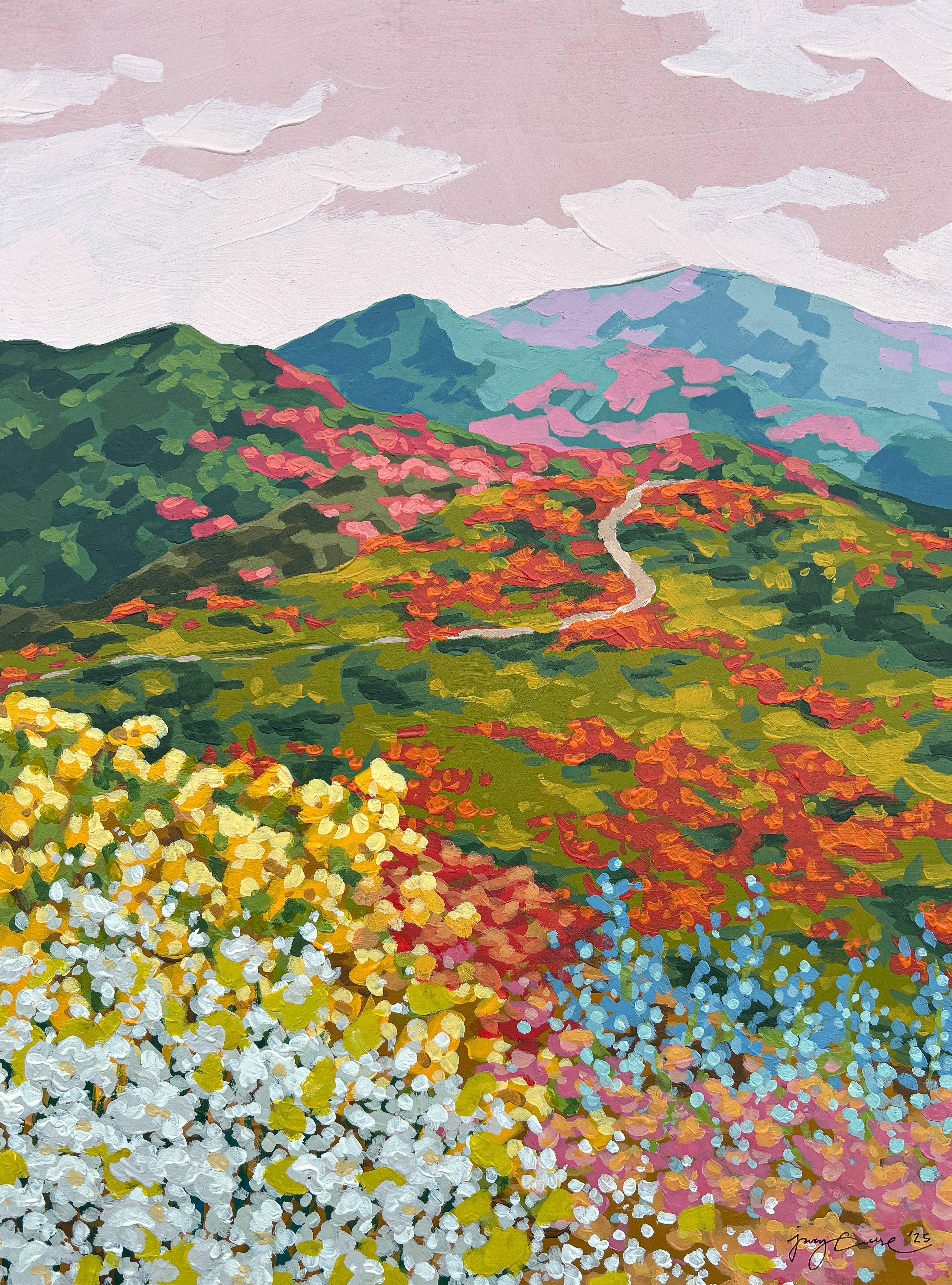 Flower Fields - Art Print – Jacy Crouse Collection
